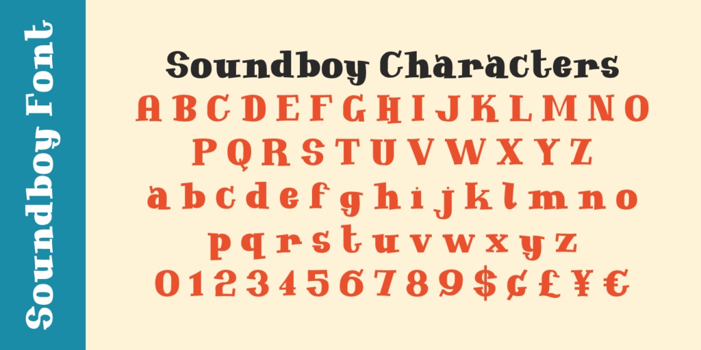 Soundboy Font - Kustomtype