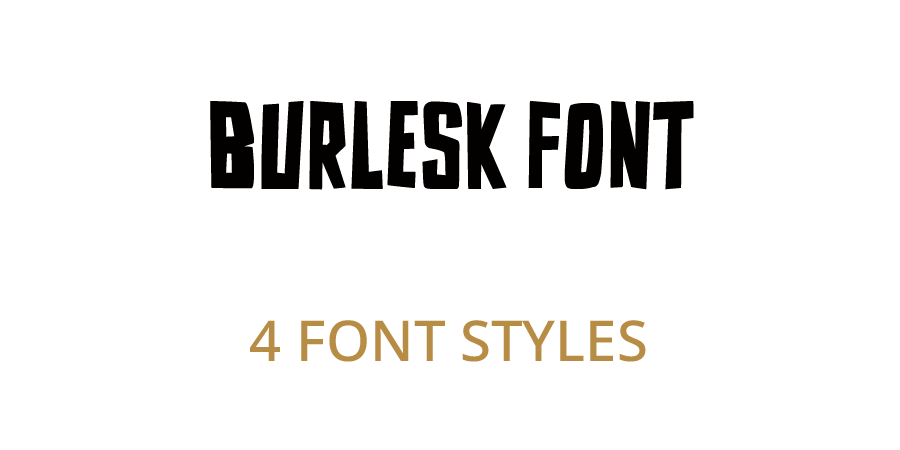Burlesk Font - Kustomtype