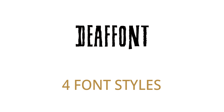 Deaffont Font - Kustomtype