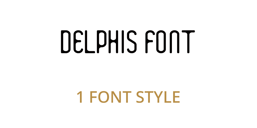 Delphis Font - Kustomtype